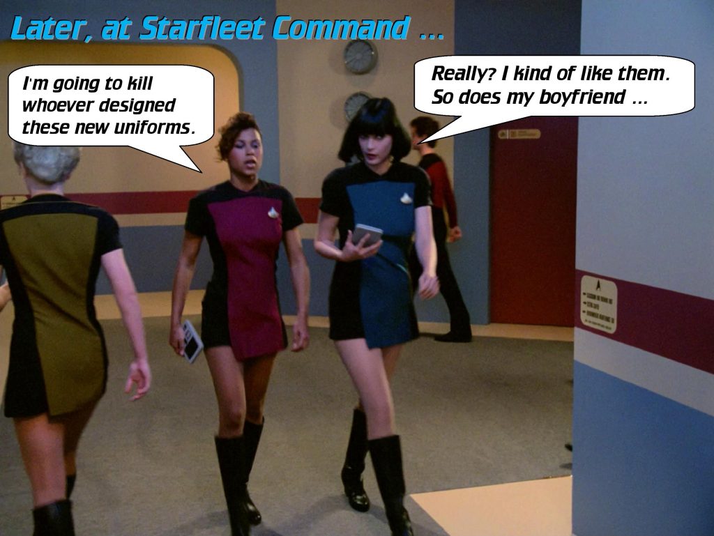 Why did the TNG skants disappear? A theory ... - Star Trek Costume Guide