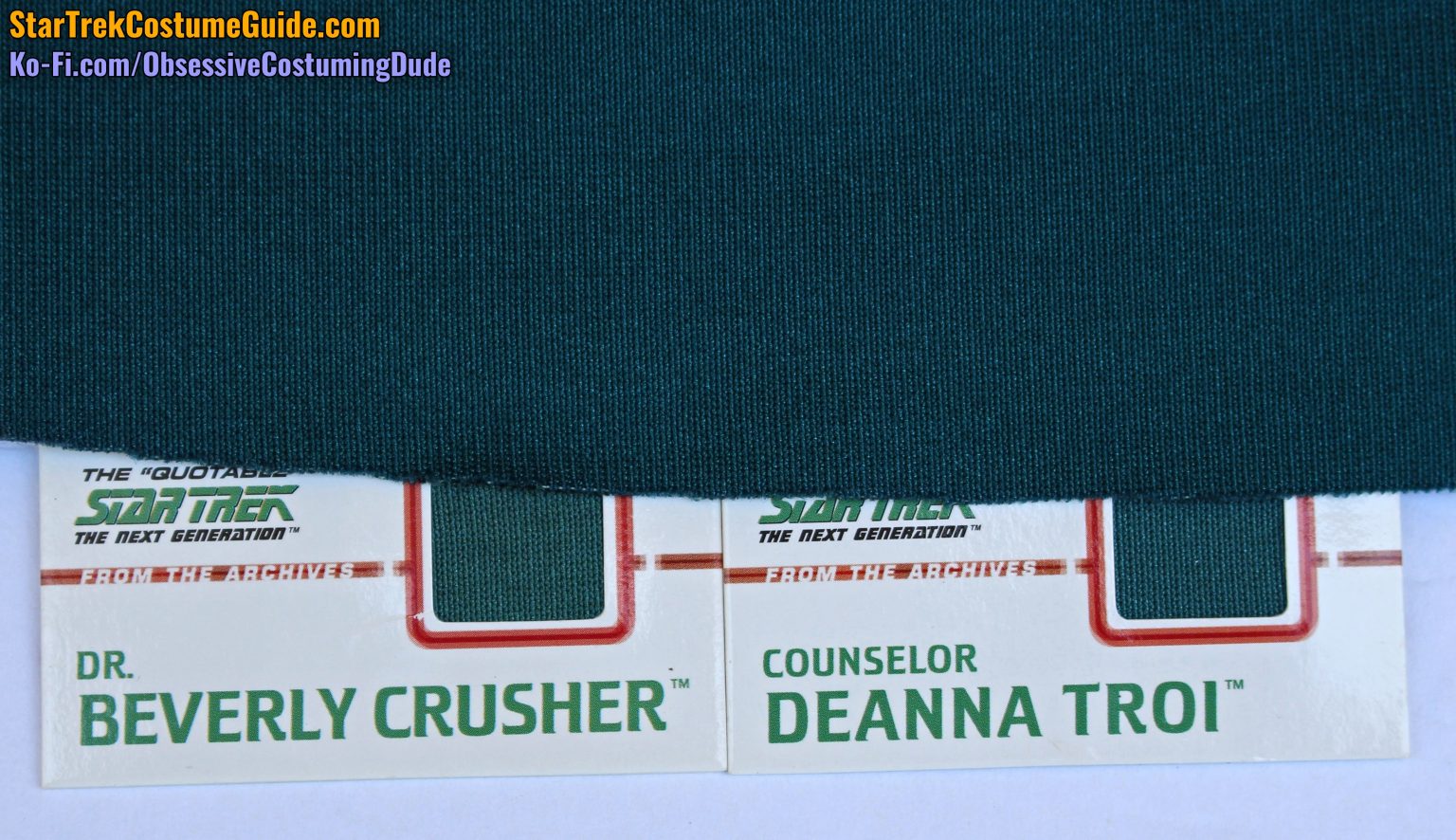 Screen-used Dr. Pulaski Medical Smock Examination - Star Trek Costume Guide