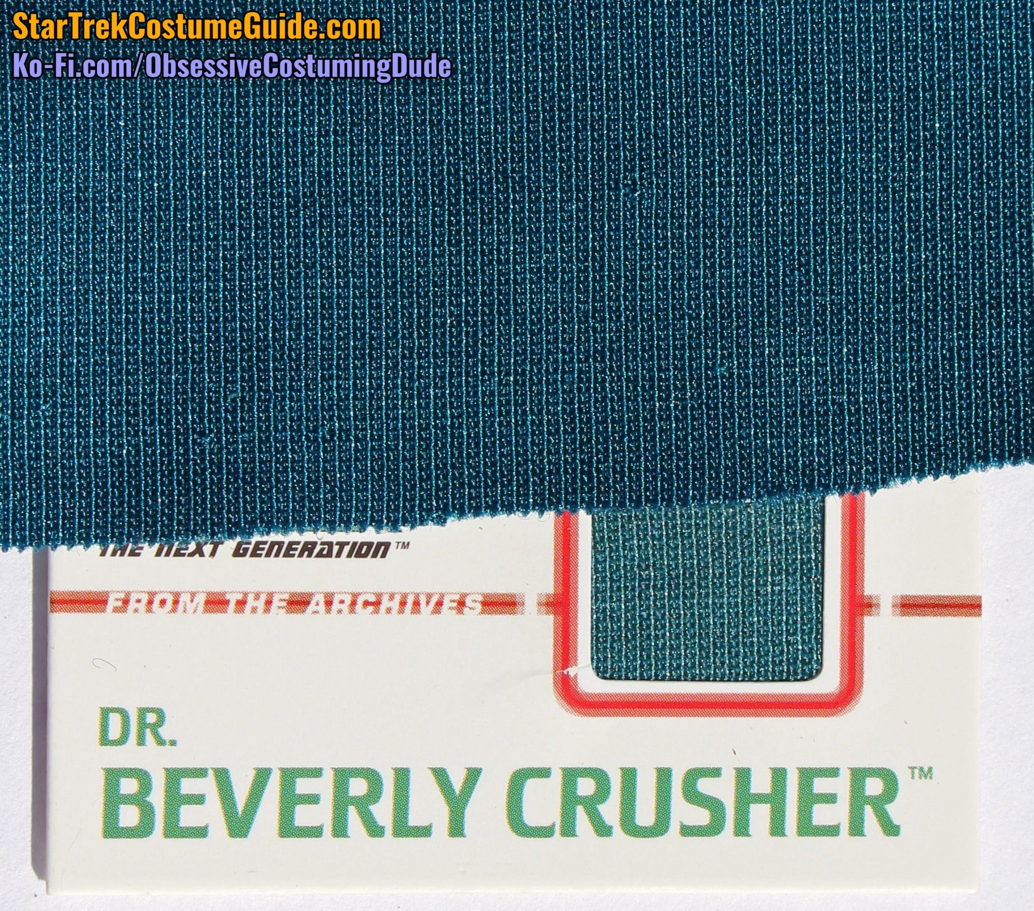 Screen-used Dr. Pulaski Medical Smock Examination - Star Trek Costume Guide