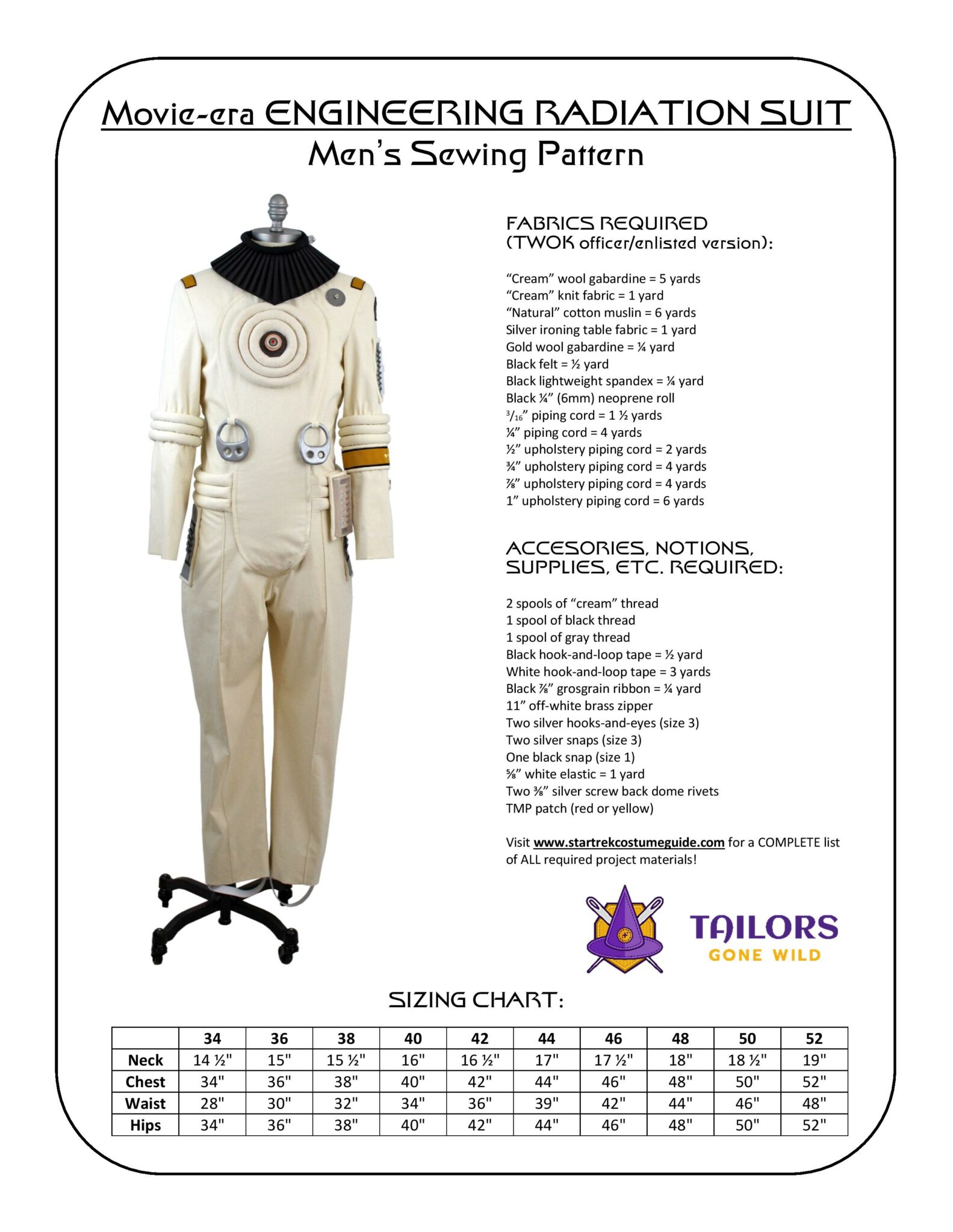 Sewing Patterns - Star Trek Costume Guide