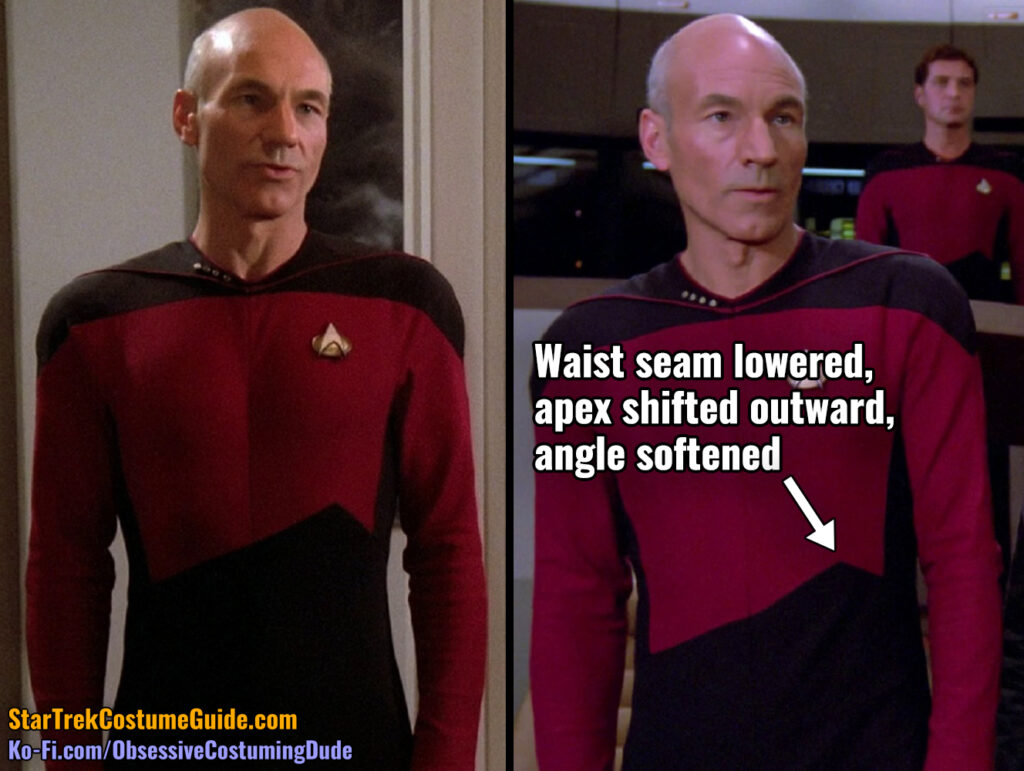 TNG Jumpsuit Analysis – Season 1 – Upper Body - Star Trek Costume Guide
