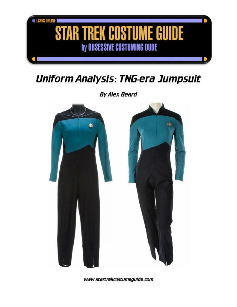 TNG Jumpsuit Analysis – Additional Observations - Star Trek Costume Guide
