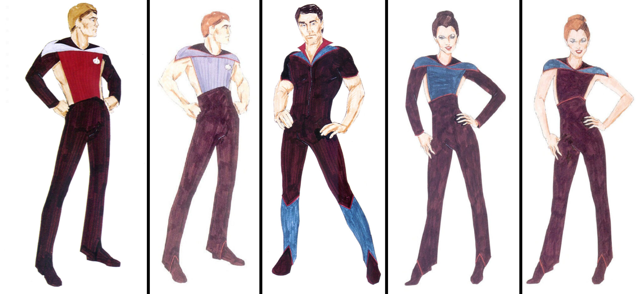 TNG Jumpsuit Analysis – Stylistic Influences - Star Trek Costume Guide