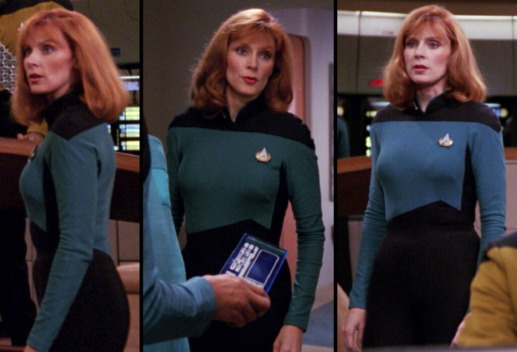 TNG Jumpsuit Analysis – Season 3 Onward – Fabric and Fit - Star Trek Costume Guide