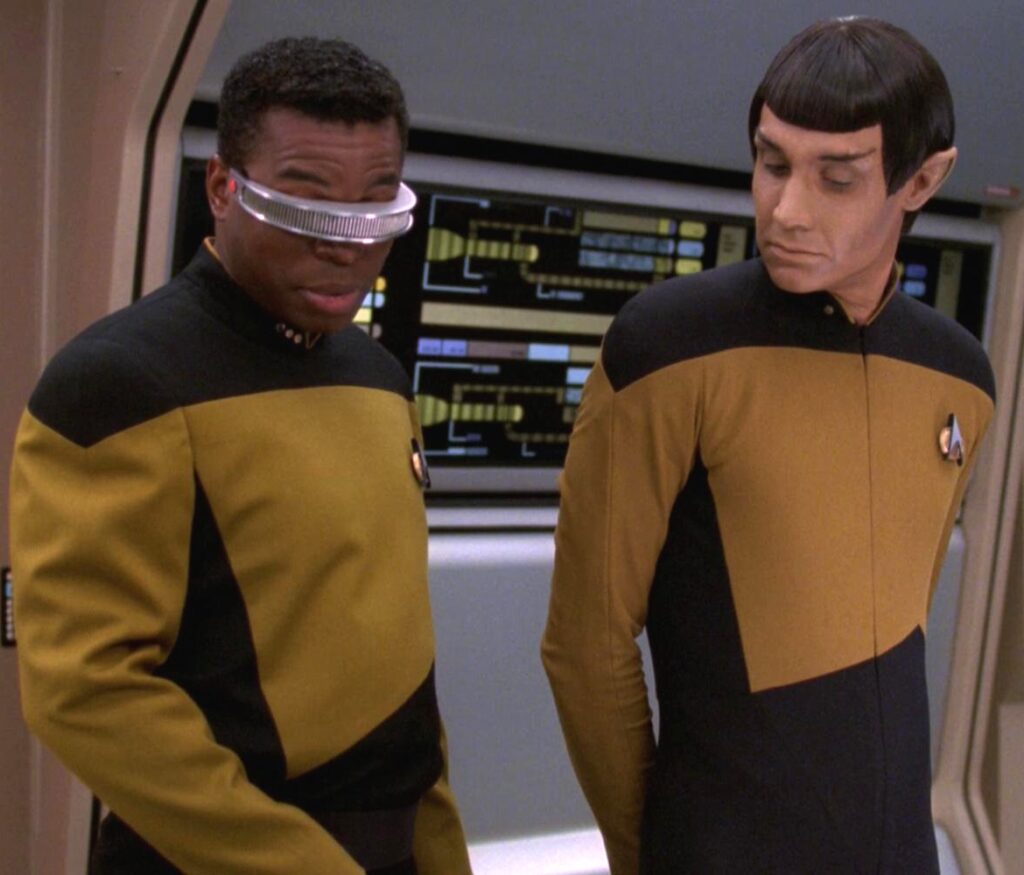 TNG Jumpsuit Analysis – Season 3 Onward – Fabric and Fit - Star Trek Costume Guide