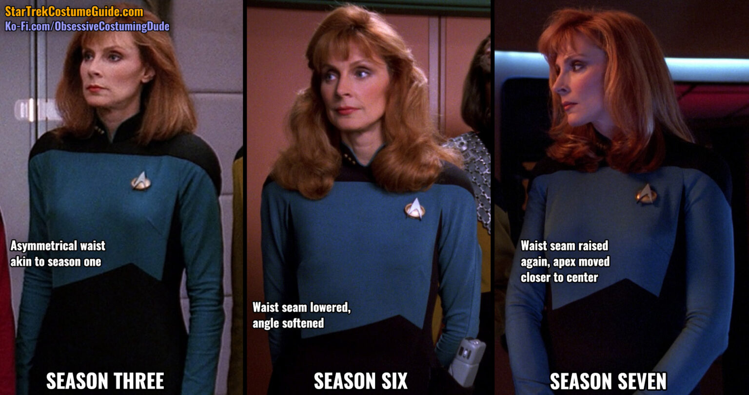 TNG Jumpsuit Analysis – Season 3 Onward – Upper Body - Star Trek ...