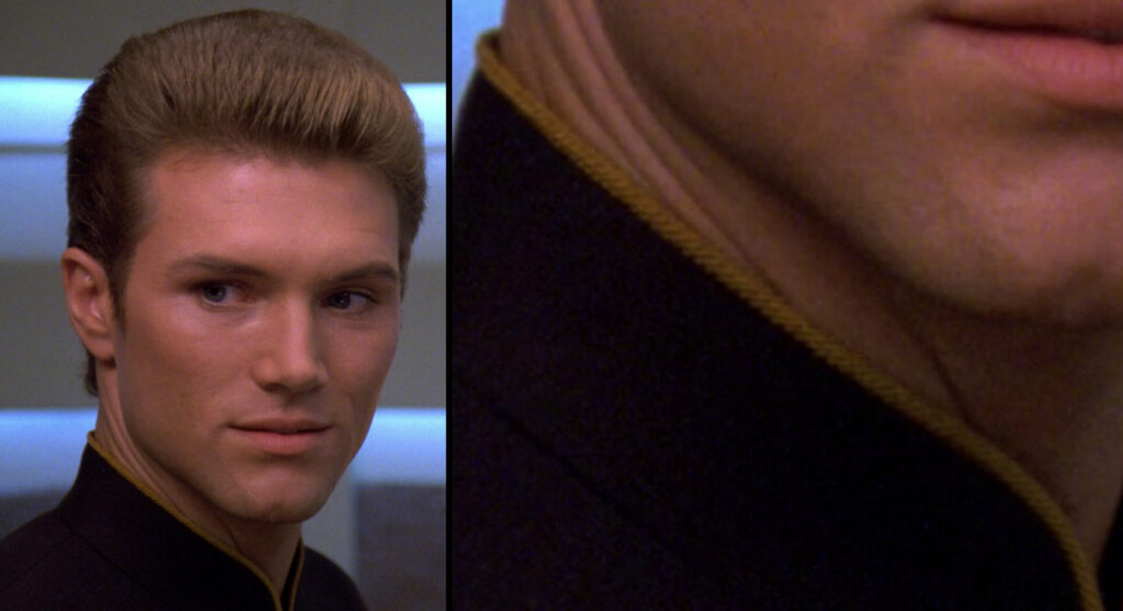 TNG Jumpsuit Analysis – Season 3 Onward – Collar - Star Trek Costume Guide