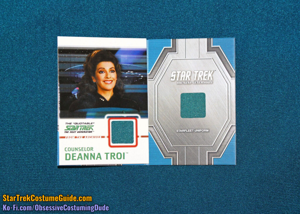Screen-used Dr. Crusher TNG Jumpsuit Examination - Star Trek Costume Guide